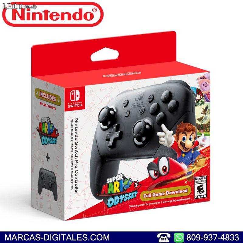 Nintendo Switch Control Pro con Juego Super Mario Odyssey Digital | La ...