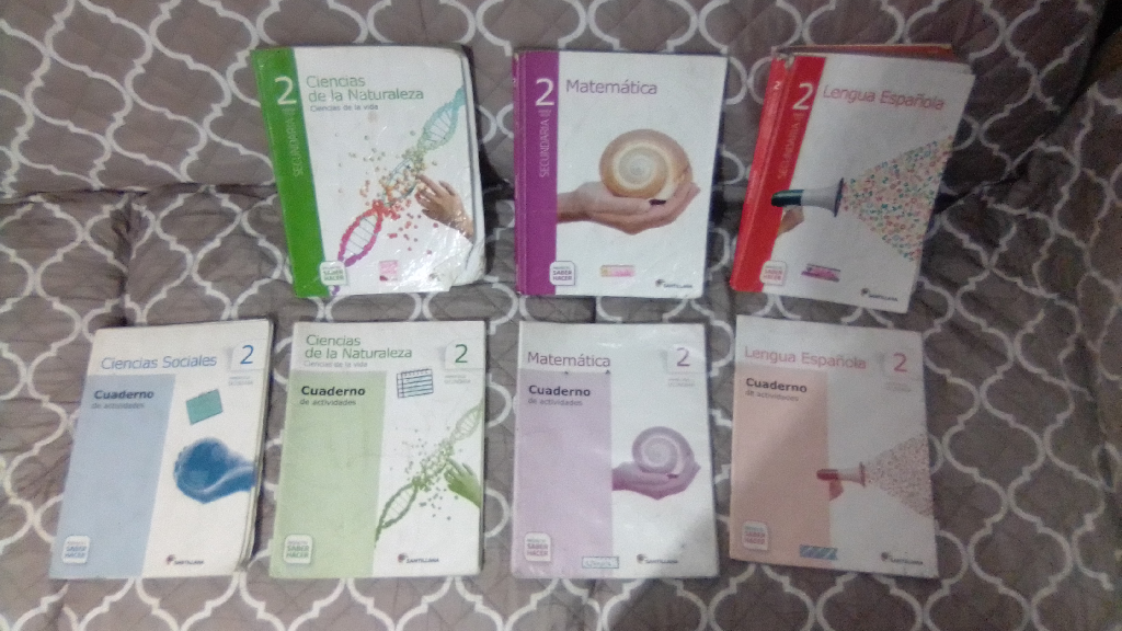 Libros Santillana Saber Hacer 8vo 1Ero 2do y 3ro | La Pulga Virtual